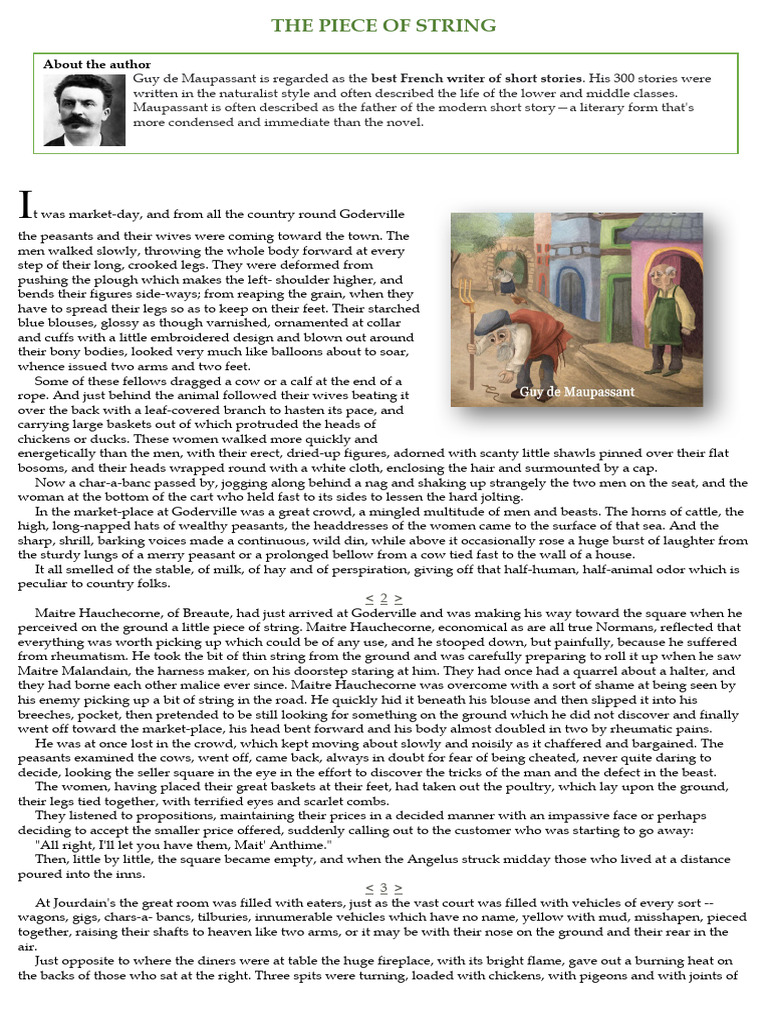 The Piece of String | PDF