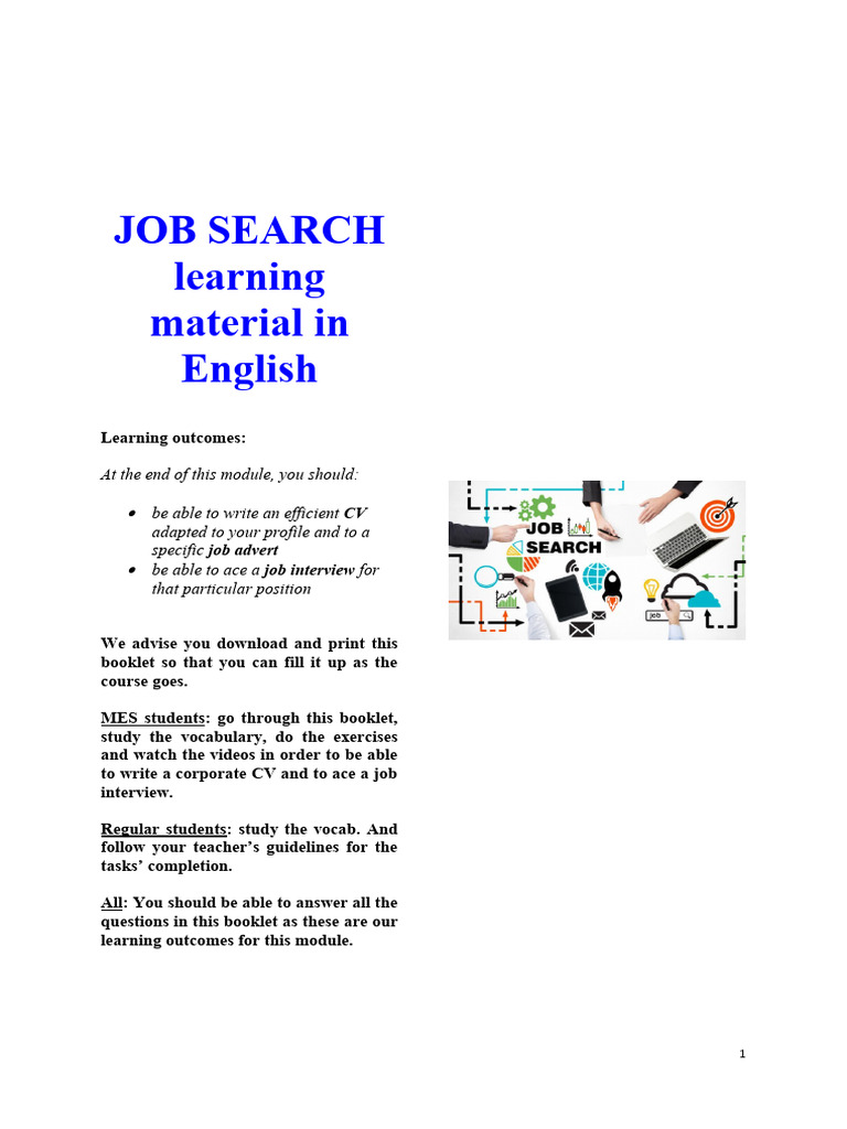 Student Job Search Guide | PDF