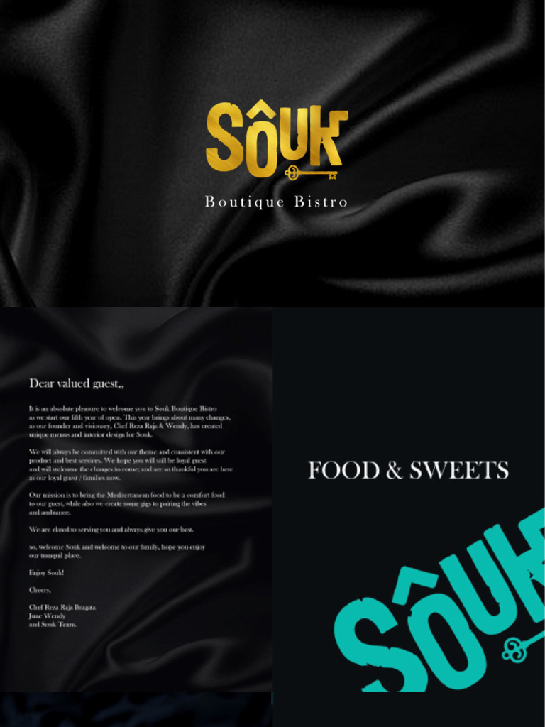 Menu List Souk 2023 | PDF