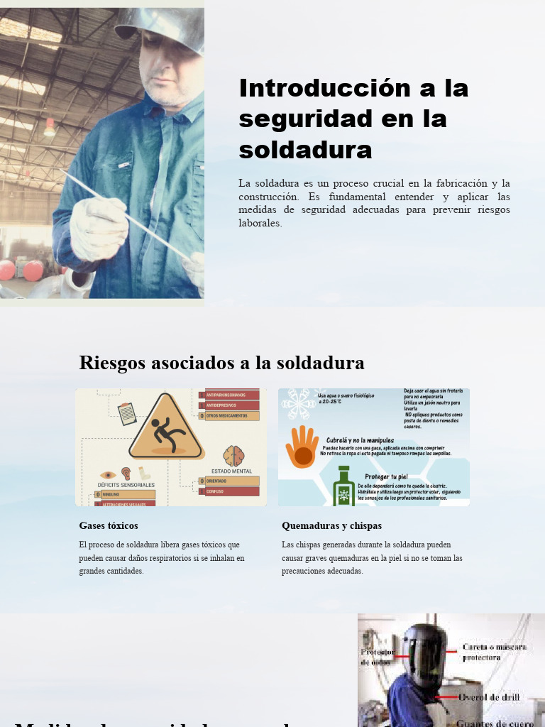 Seguridad en Soldadura: Guía Básica | PDF | Soldadura | Construcción