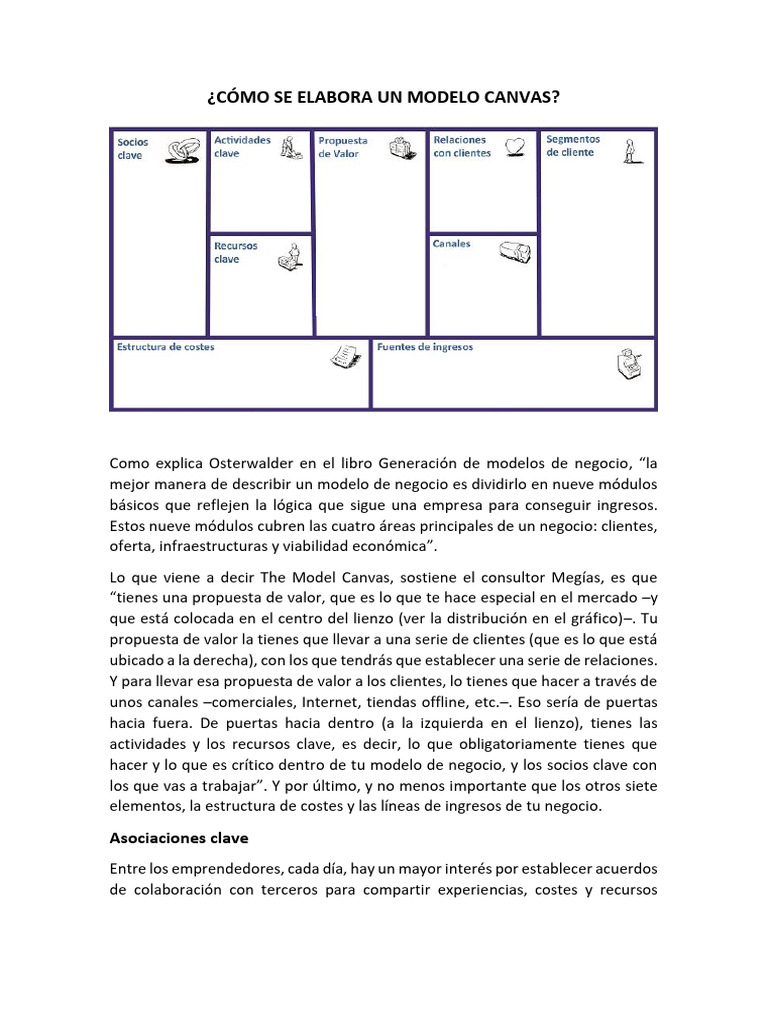 Modelo Canvas | PDF