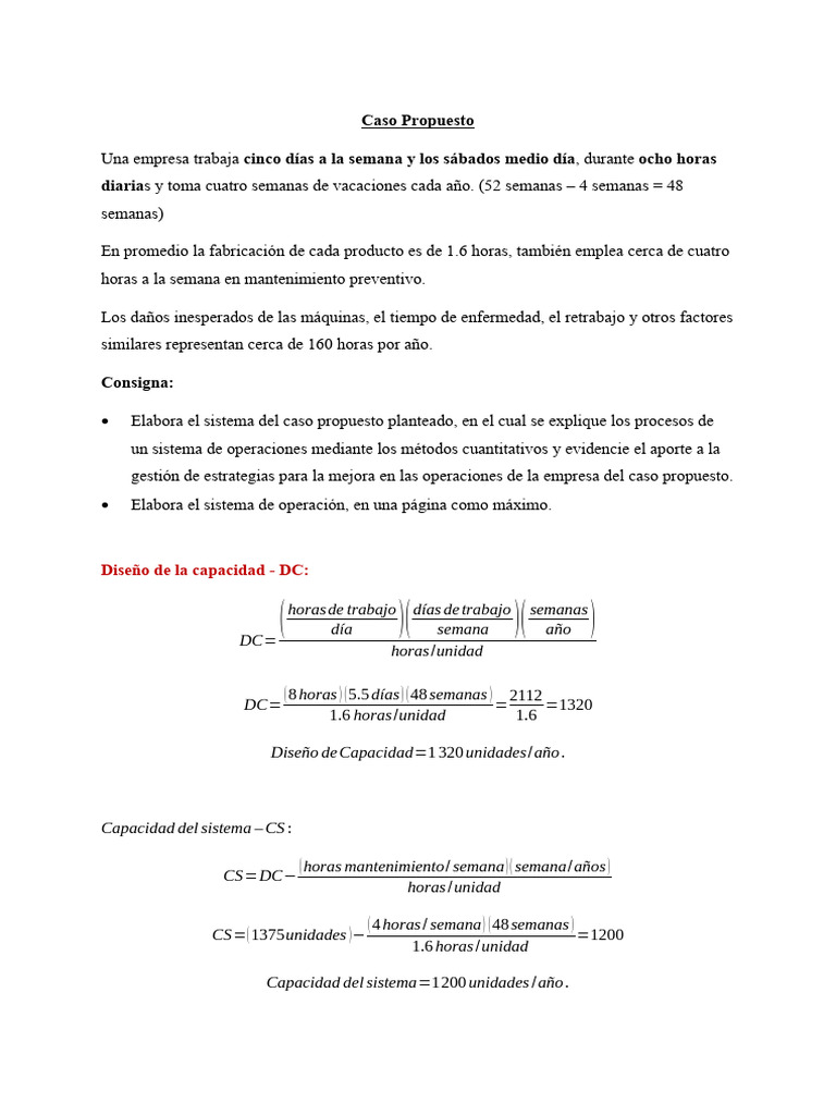 PA1 Administración de Operaciones JBR | PDF