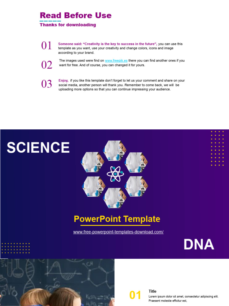 Dna Science Powerpoint Templates | PDF