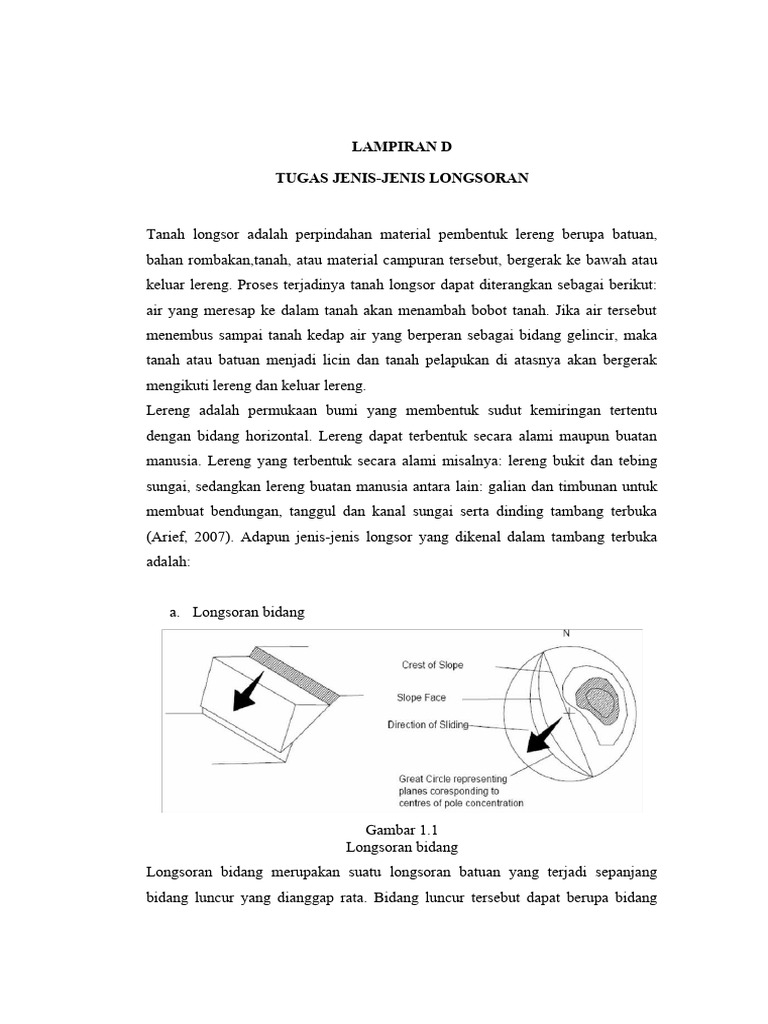 JENIS Longsoran | PDF