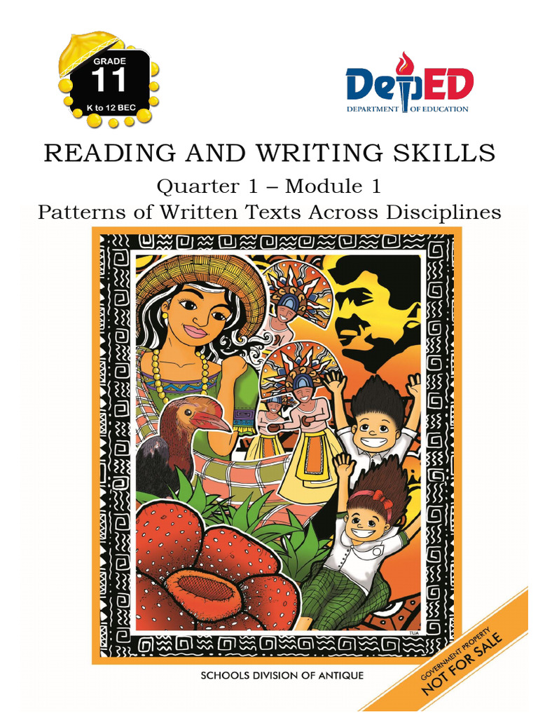 Eng-RWS-Q1 - Module-1 - Patterns of Written Text Across Disciplines ...