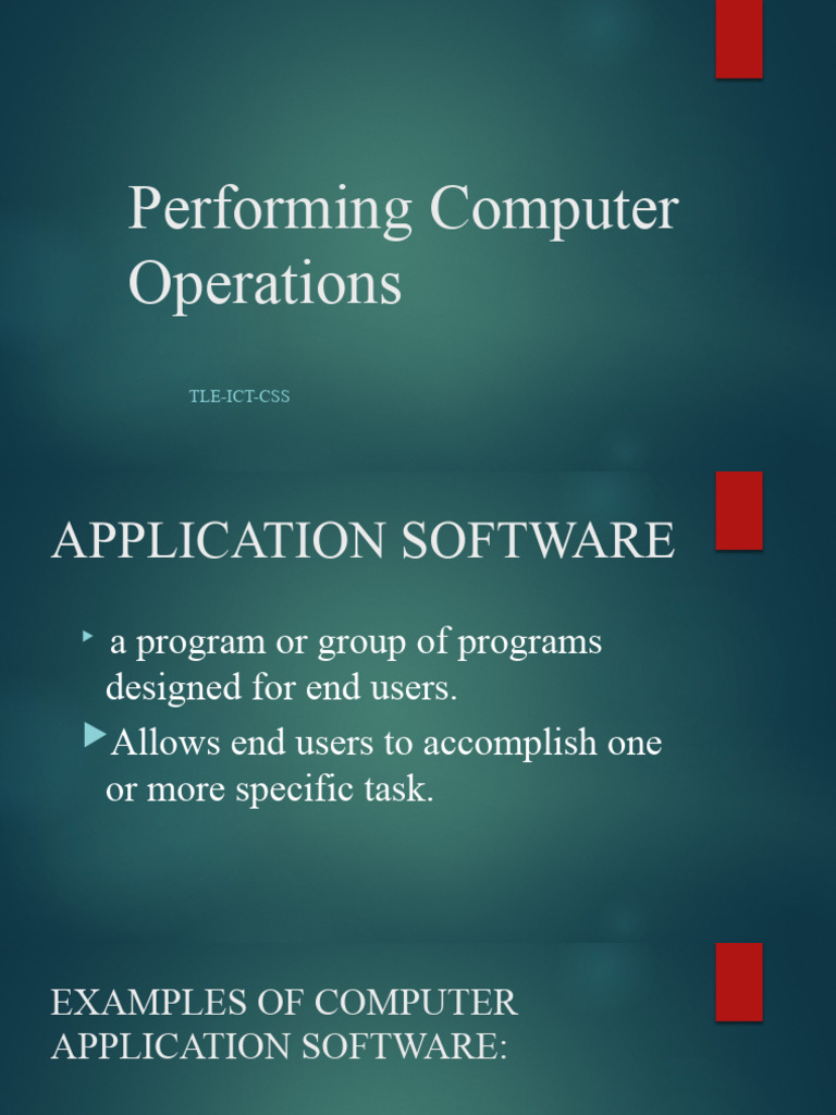 Appllication Software | PDF | Spreadsheet | Computer File