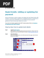 Bank Detail Request Form | PDF | Finance & Money Management | Computers