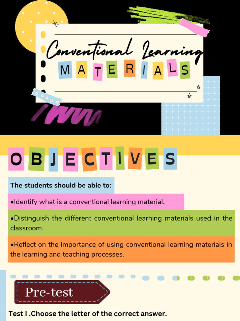 TTLS - Conventional Learning Materials | PDF | Learning | Teachers
