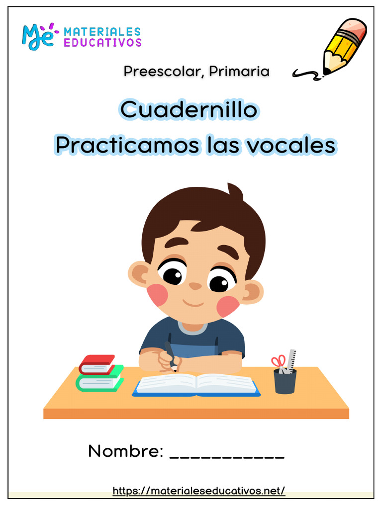 Cuadernillo Practicamos Las Vocales para Imprimir | PDF