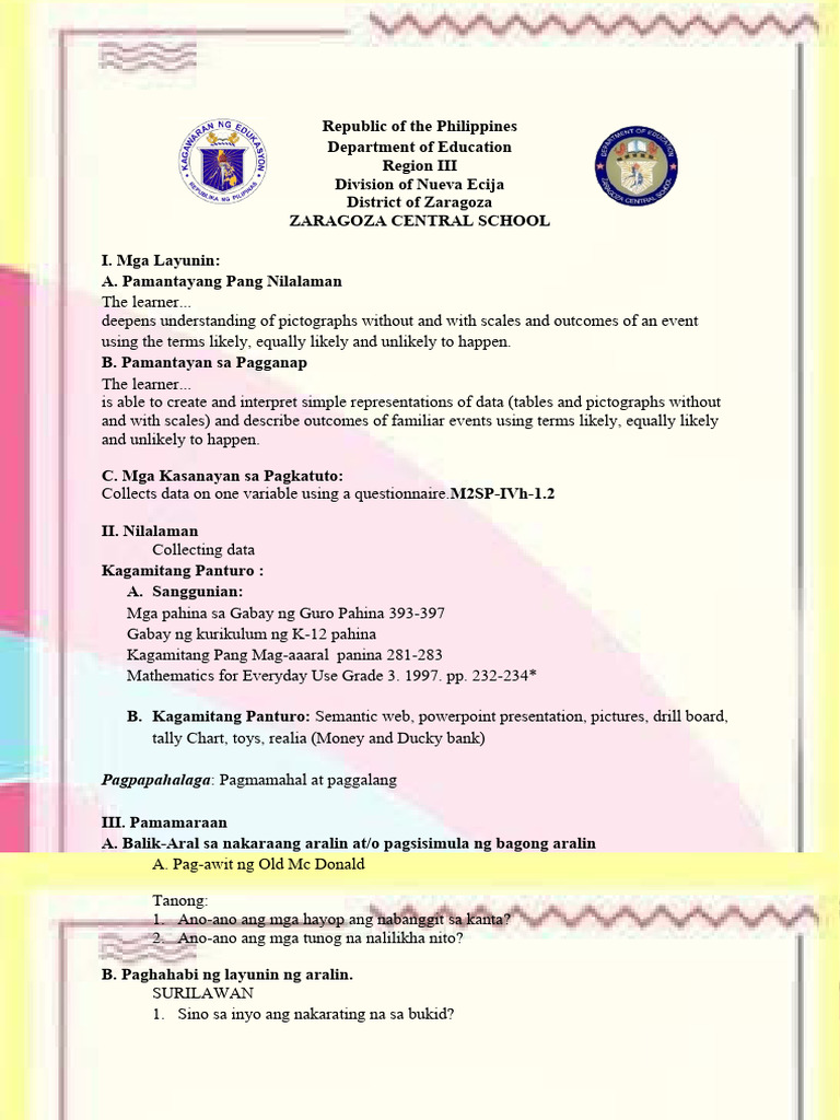 COT 2ND GRADING CHERIE | PDF