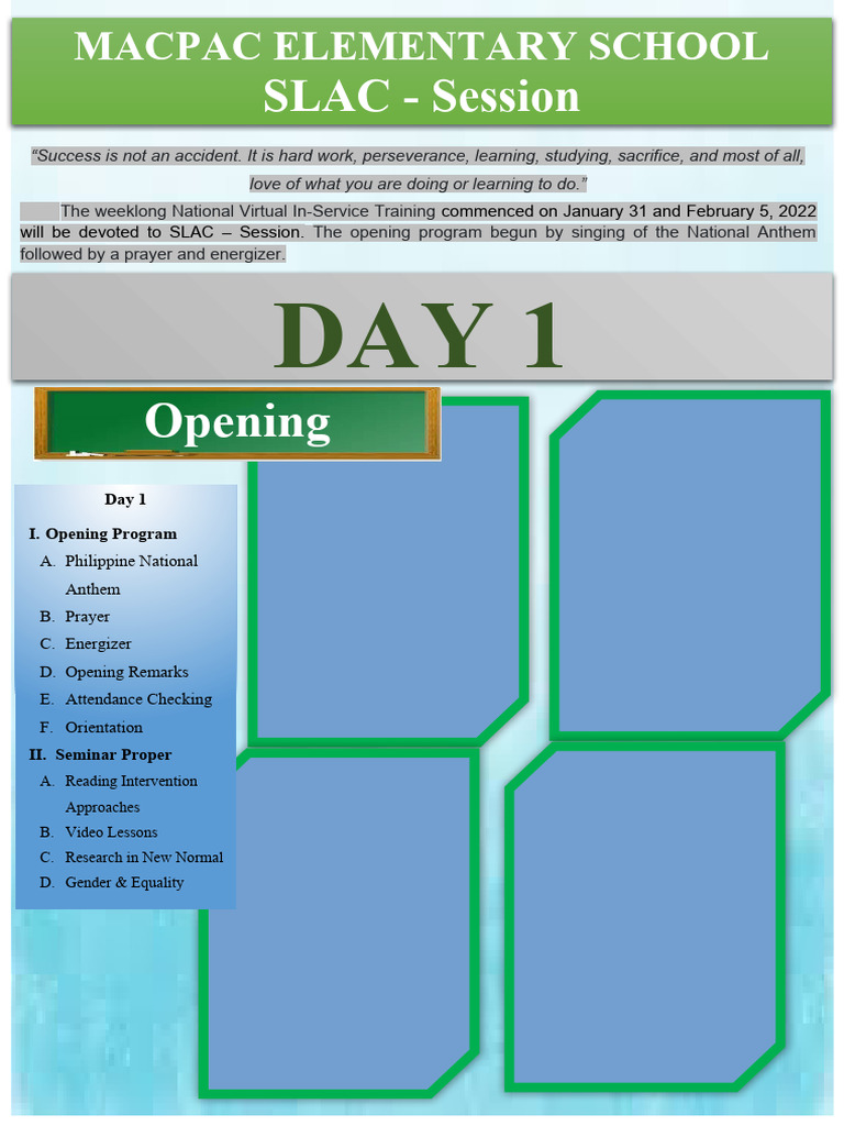 National Virtual In-Service Training Overview | PDF