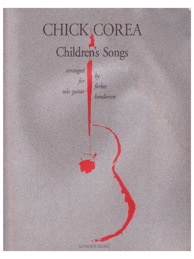 Chick Corea Childrens Songs Arrangement Pour Guitare by Forbes Henderson | PDF