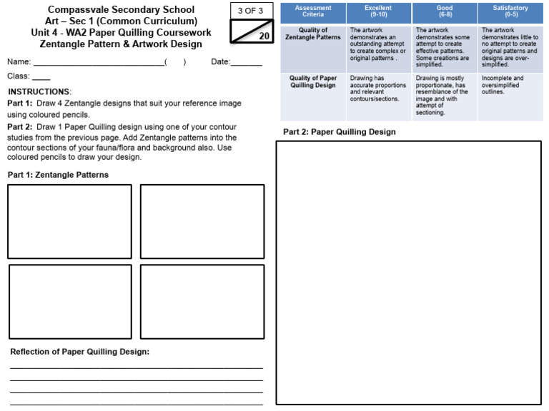 2023 Sec 1-5 HBL 11 Apr WA2 Worksheet 3 | PDF