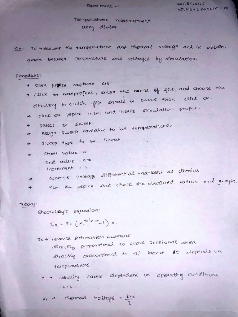Electronics Experiments 3 | PDF
