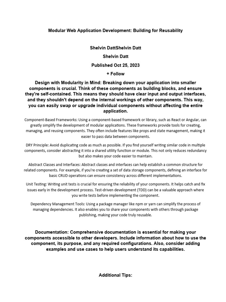 Webapp | PDF | Component Based Software Engineering | Modular Programming Webapp | PDF | Component Based Software Engineering | Modular Programming