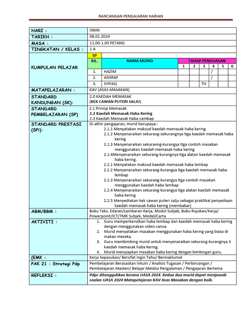 Kav Asas Masakabn 1a | PDF