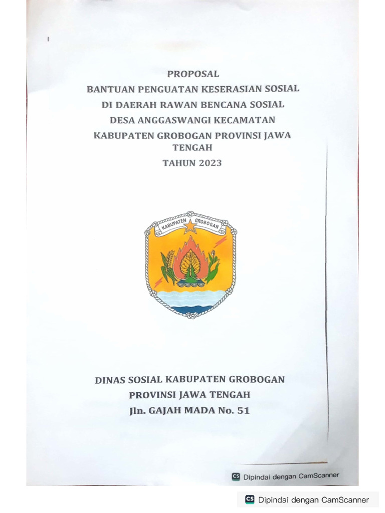 Proposal KS DS. ANGGASWANGI | PDF