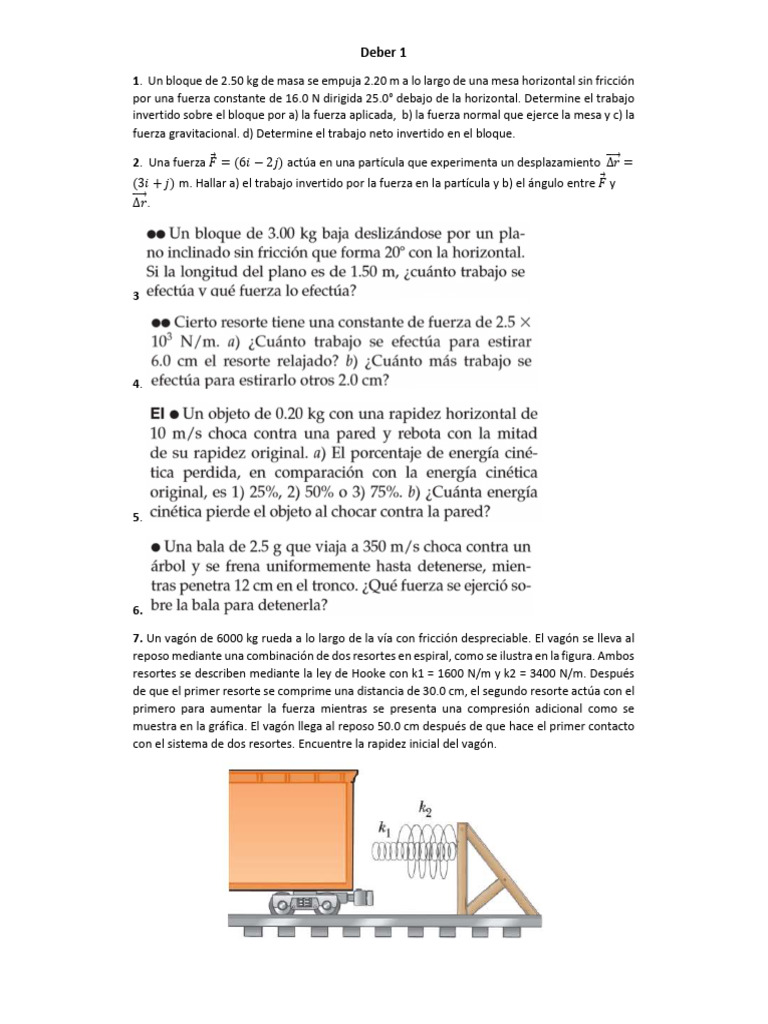 Deber 1 - 2 Bim | PDF