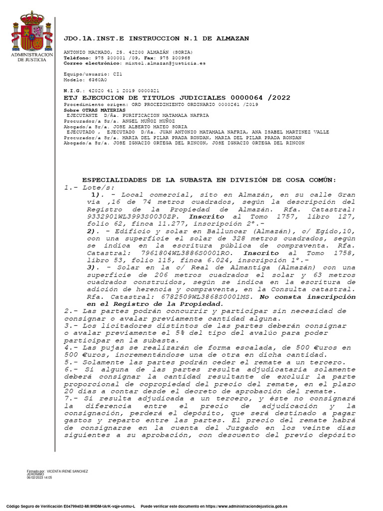 Documento 4 | PDF | Subasta