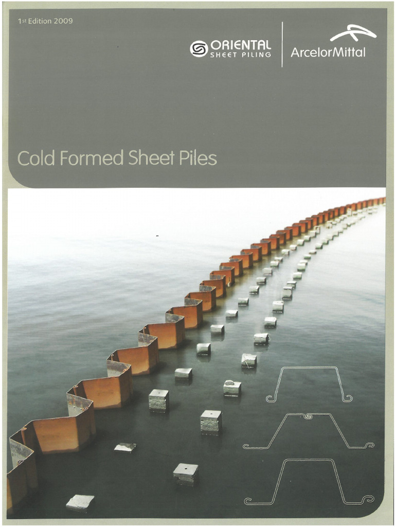Oriental Cold Formed Sheet Piles 2009 | PDF