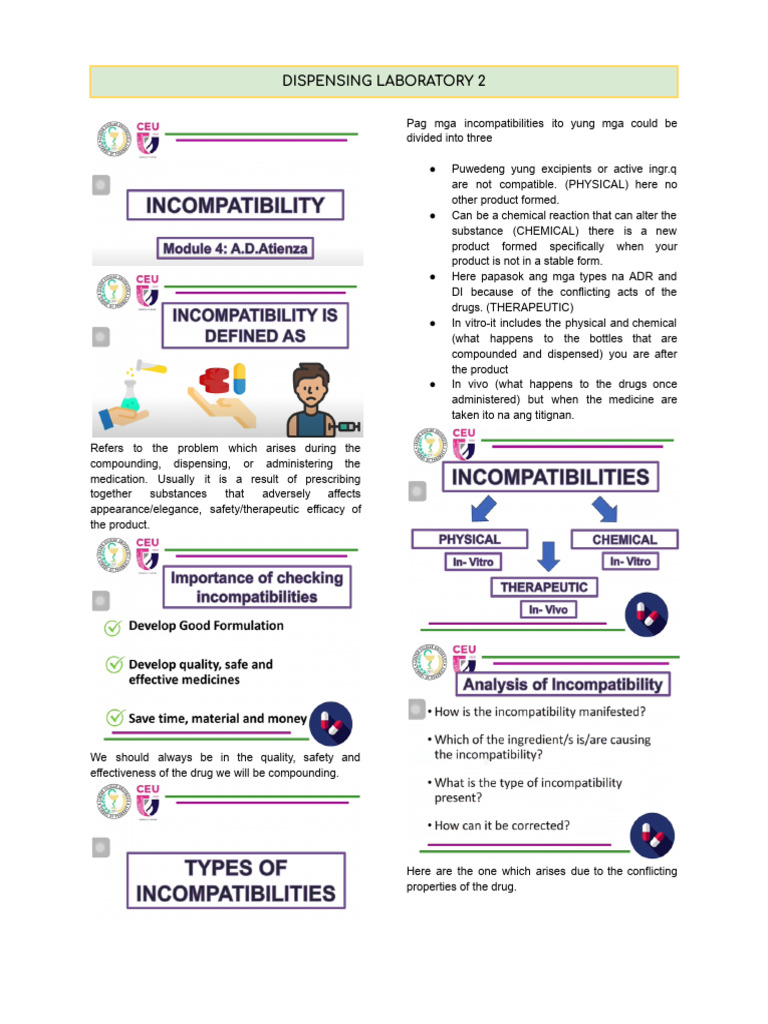 Dispensing 2 Lab m2 | PDF
