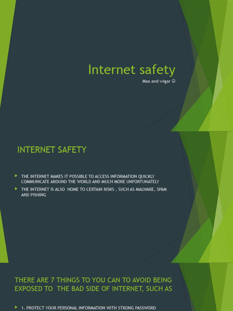 6th Grade Internet Safety | PDF