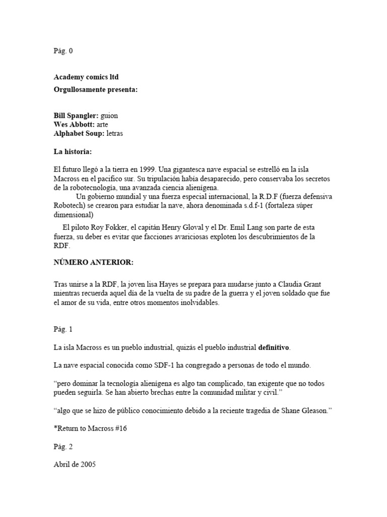 Return To Macross 21 FINAL | PDF