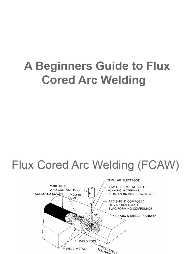 Presentation FCAW | PDF | Construction | Welding