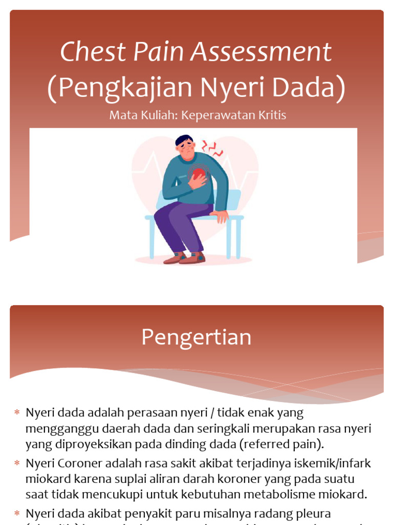 Chest Pain Assessment | PDF