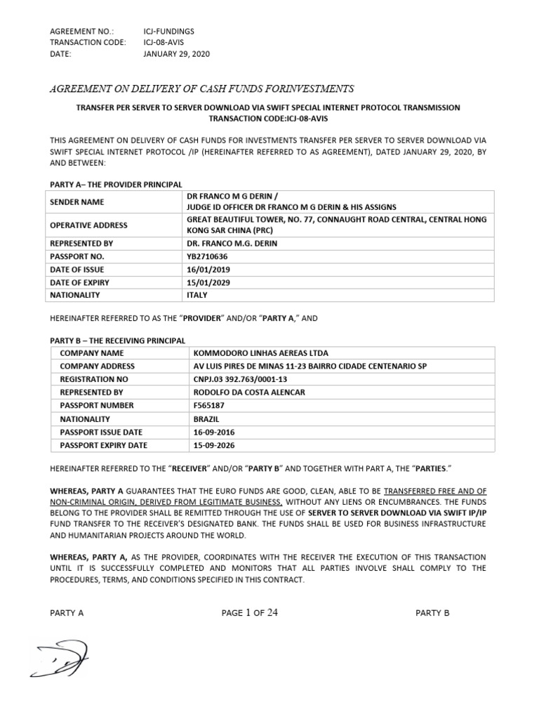 Ipip DR Franco Derin Doa - 1-2kom | PDF | Arbitration | Wire Transfer Ipip DR Franco Derin Doa - 1-2kom | PDF | Arbitration | Wire Transfer