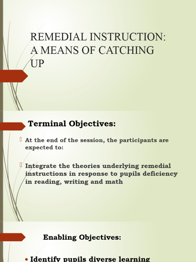Remedial Instruction February 2023 | PDF | Learning | Teachers