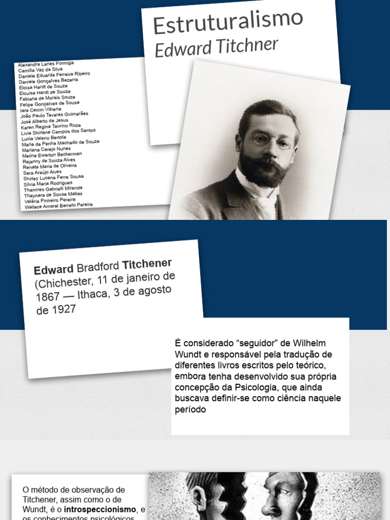 Estruturalismo - Edward Titchener | PDF