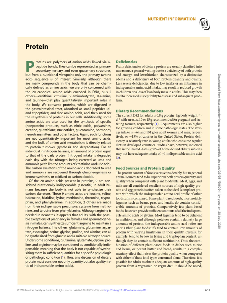 Protein | PDF