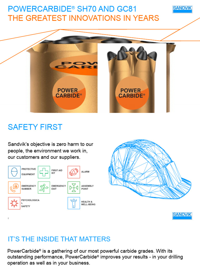 SH70 and GC81 PowerCarbide® - detailed presentation | PDF | Physical ...