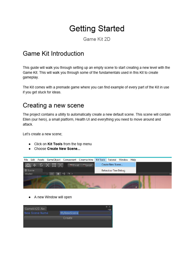 Getting Started 2 DGame Kit | PDF | Software | Computing