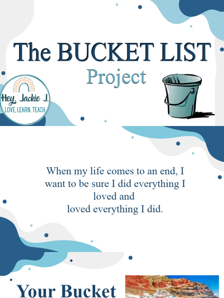 Bucket List Project TPT (3) - 1 | PDF