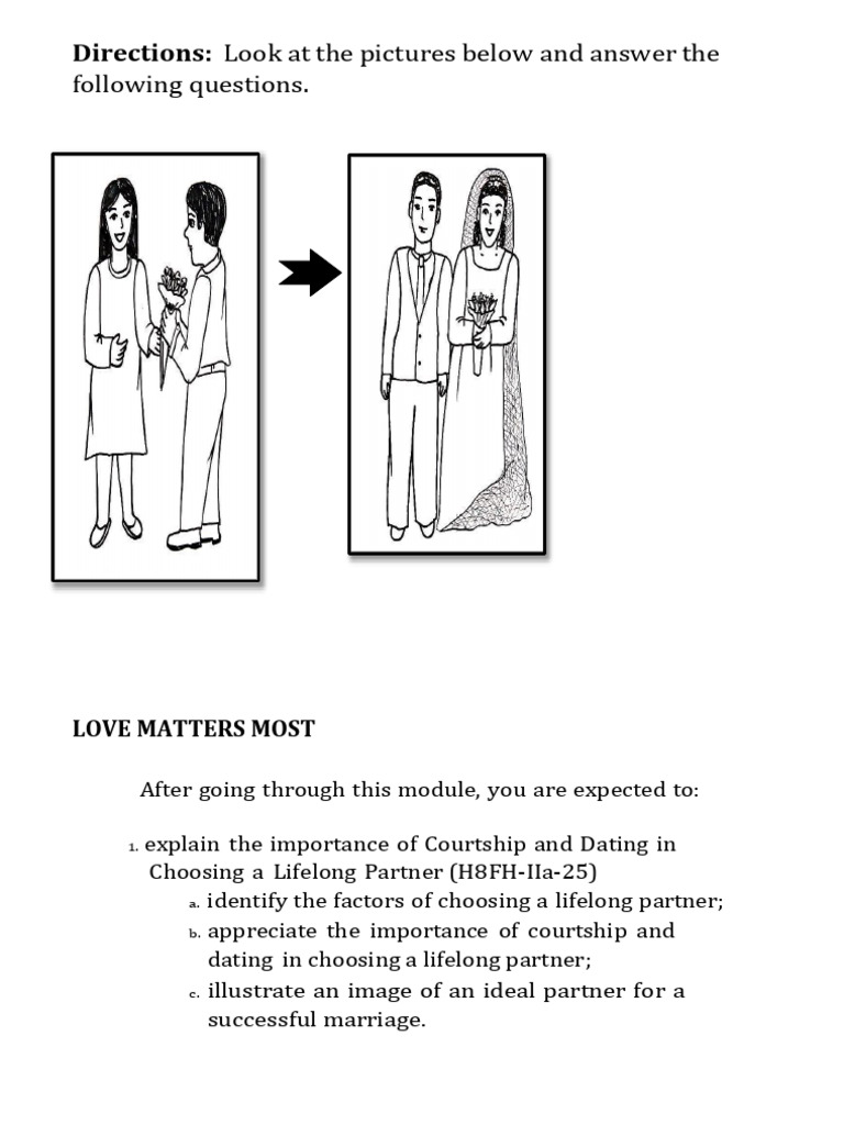 courting | PDF | Courtship | Marriage