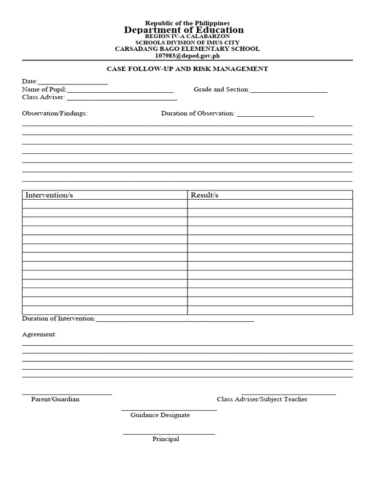 CASE-FOLLOW-UP | PDF