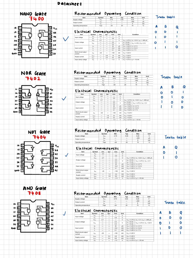 Data Sheet | PDF | Mathematical Logic | Logic