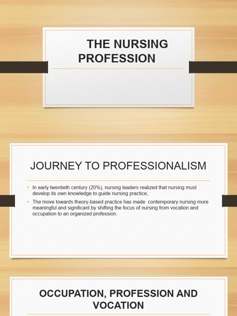JOURNEY-TO-PROFESSIONALISM-NEW-TFN-LECTURE | PDF | Nursing | Profession