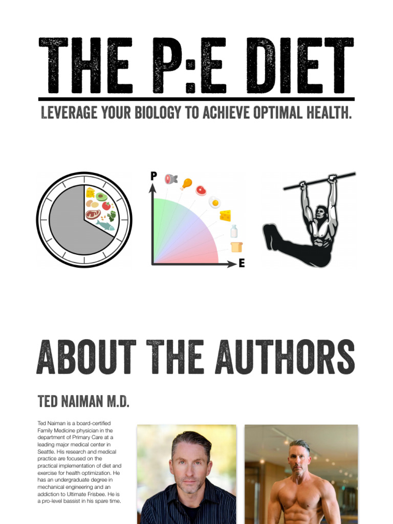 The PE Diet Summary | PDF | Carbohydrates | Fat