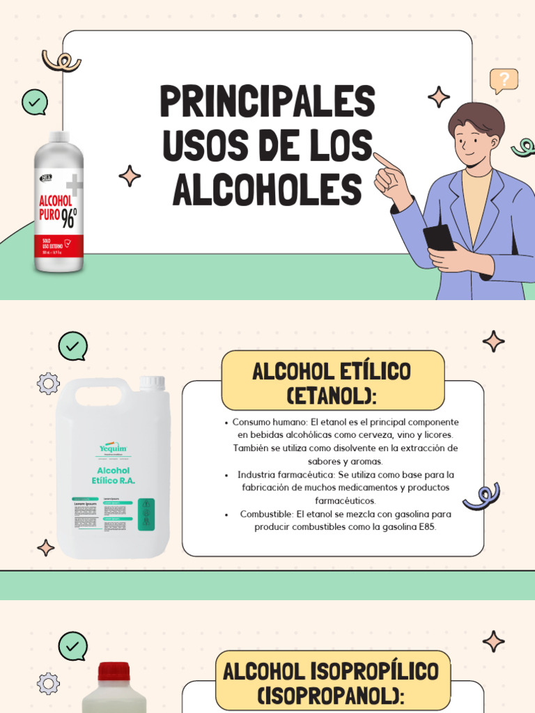 Los Tipos de Alcoholes | PDF