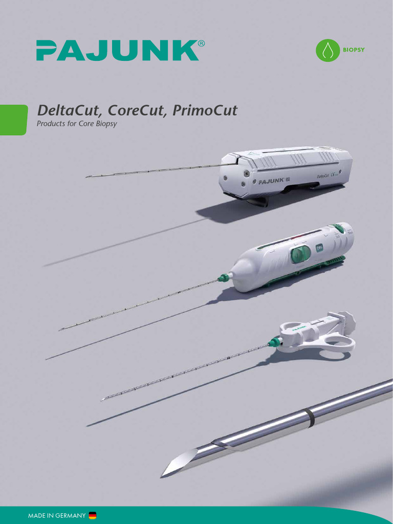 Core Biopsy Brochure English | PDF | Biopsy | Trigger (Firearms)