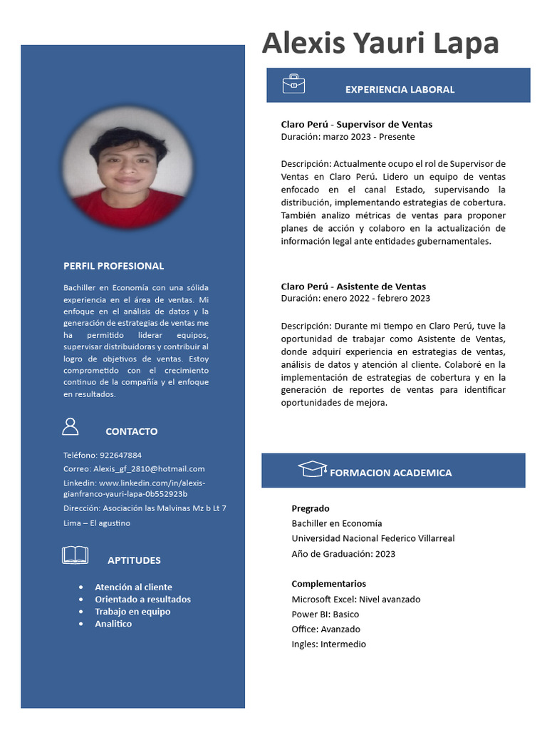 CV Entrevista | PDF | Informática | Business