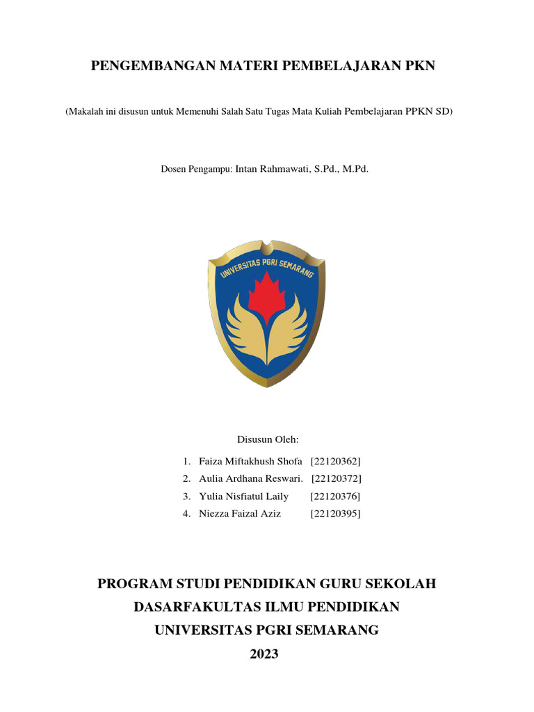 Makalah PPKN Kel 04 | PDF
