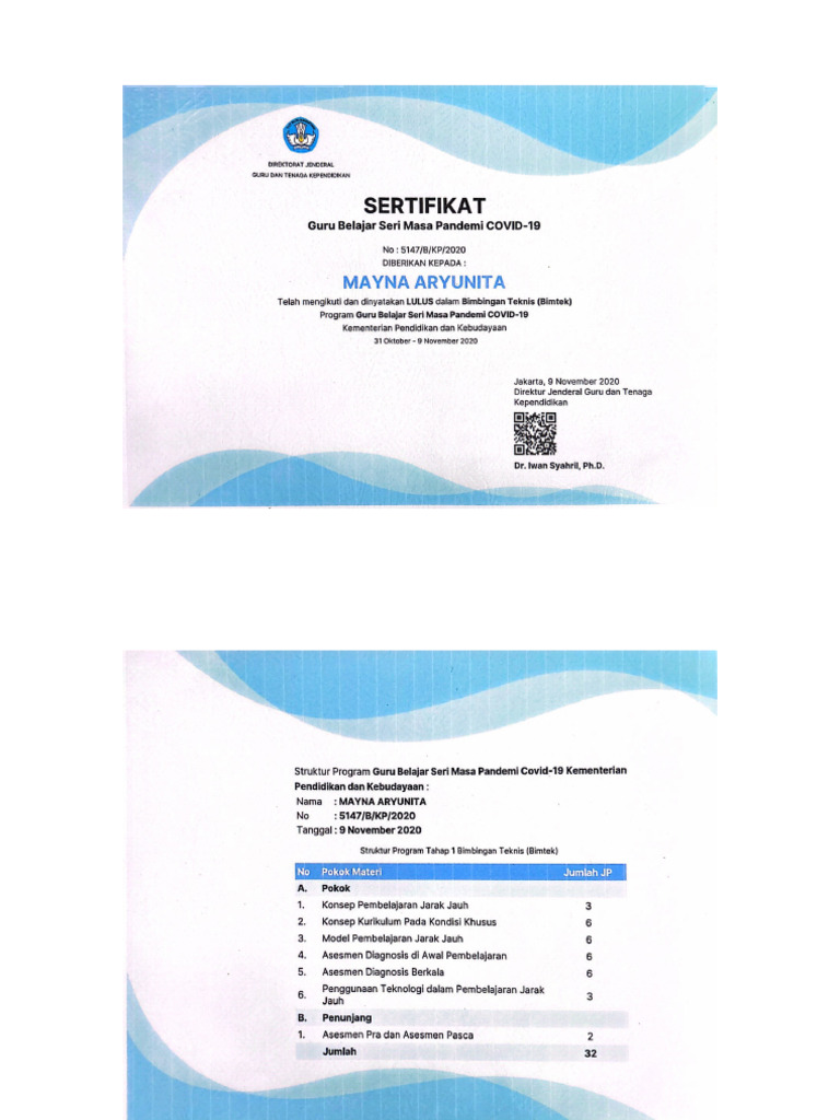 Guru Belajar Seri Masa Pandemi Covid - 19 | PDF