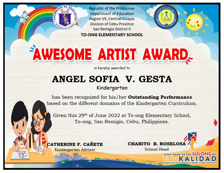 Awesome Artist Award | PDF