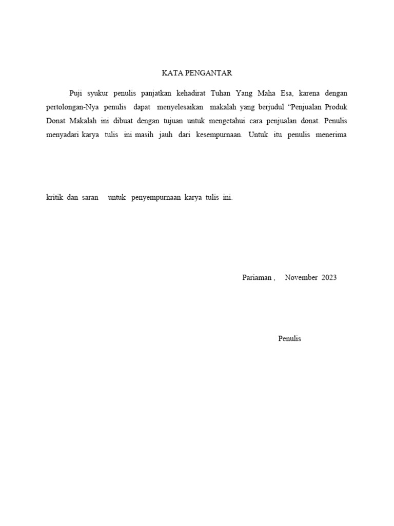 Kata Pengantar Indri | PDF | Karier & Perkembangan | Bisnis