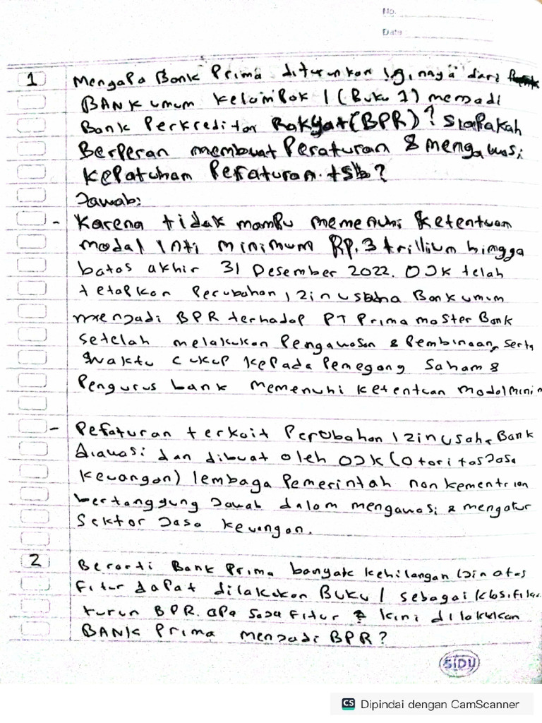 Rafi Farras A. 202132007 Bank Lembaga Keu | PDF