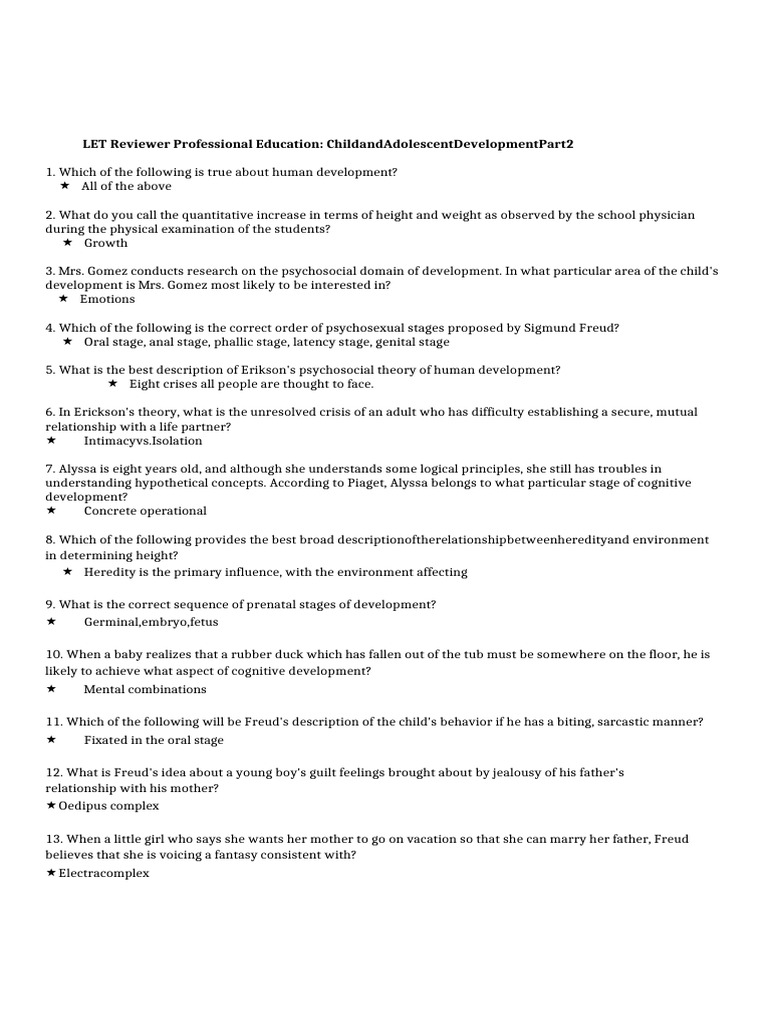 CHILD AND ADOLESCENT DEVELOPMENT PART 2 (www.teachpinas.com) (1) | PDF